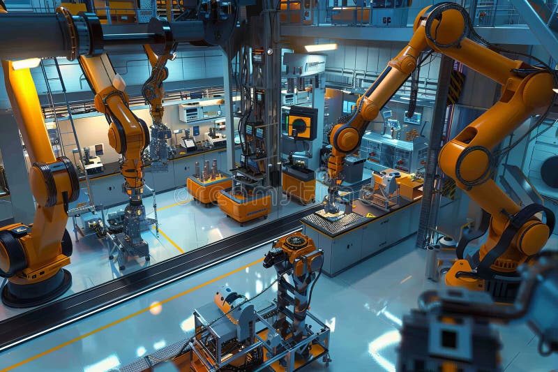 An Advanced Robotics Laboratory Equipped with Cutting-edge Robotic Arms ...