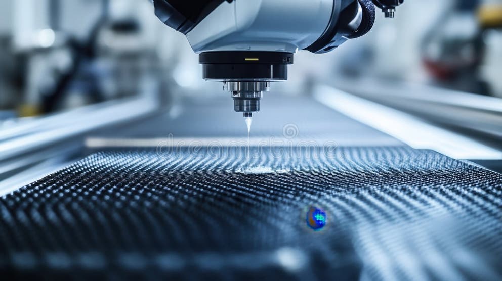 Advanced Robotics in Precision Manufacturing Technology Stock Photo ...