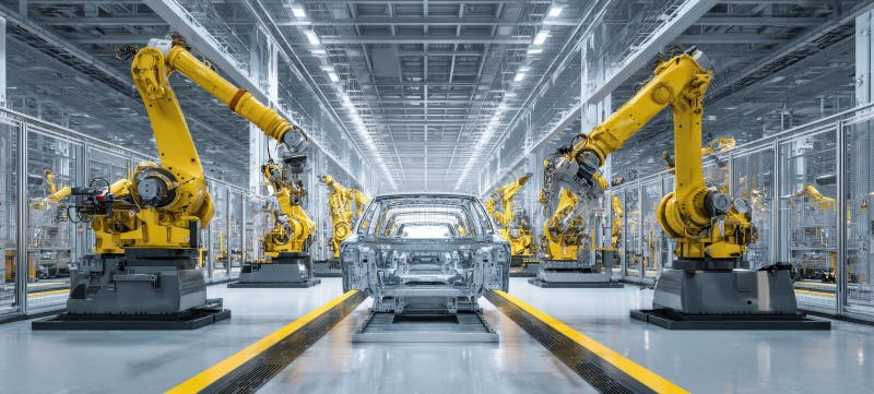 The Advanced Robotics System in a Modern Automotive Manufacturing ...