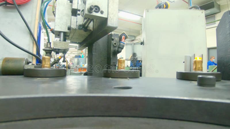 Advanced Robotic Machine Manufacturing Parts in an Automated Assembly ...