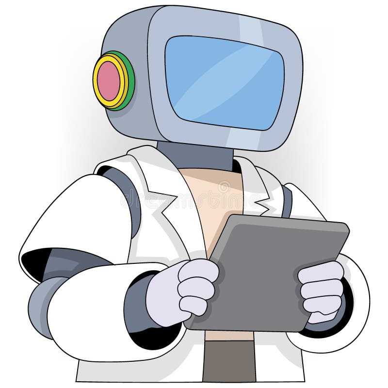 Two Advanced Robots, with Touch Sensors and Advanced Ai Capabilities ...