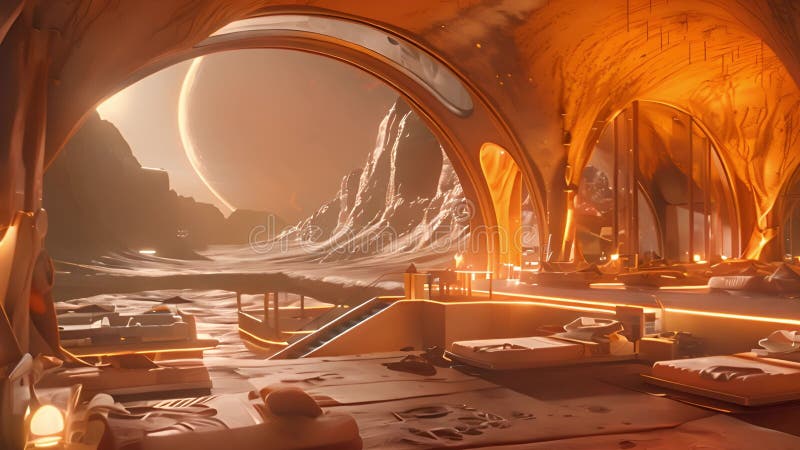 Advanced Sci-fi City with Towering Buildings and Futuristic Technology ...