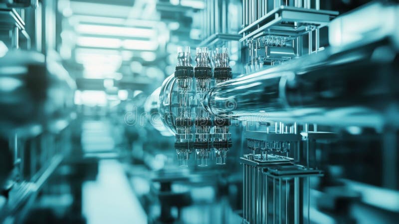 Advanced Scientific Equipment in High Tech Laboratory Stock Photo ...