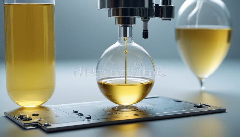 Advanced Scientific Research in Fluid Dynamics Stock Photo - Image of ...