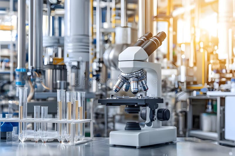 Advanced Scientific Research: Microscopy and Laboratory Analysis Stock ...