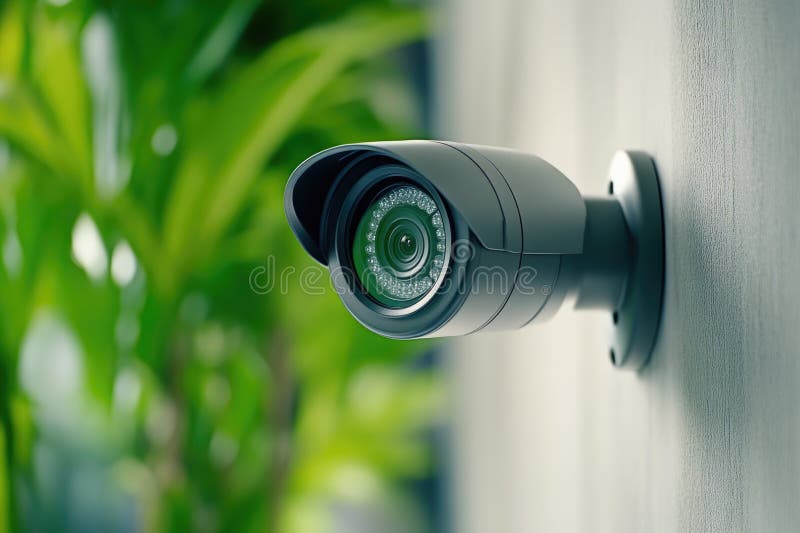 Advanced Security Camera for Business Premises. Stock Illustration ...