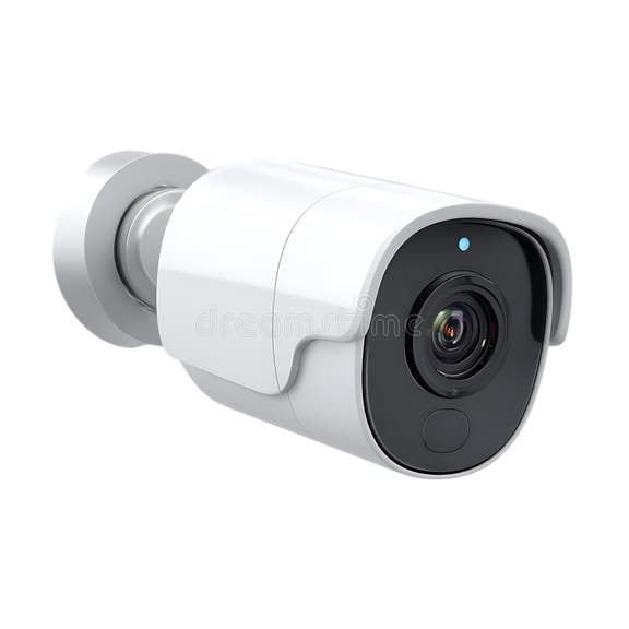 Advanced Security Camera Crisp Visuals Reliable Protection White ...