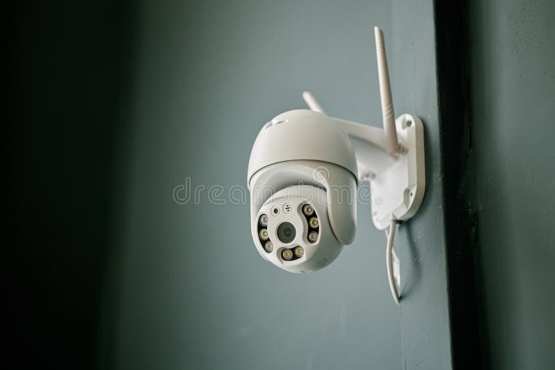 Security Surveillance Multi-Camera Setup in Office and Warehouse Stock ...