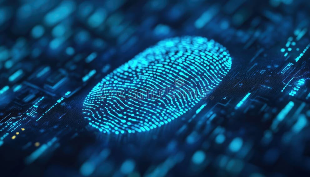 Advanced Security Technology Stock Image - Image of technology, blue ...