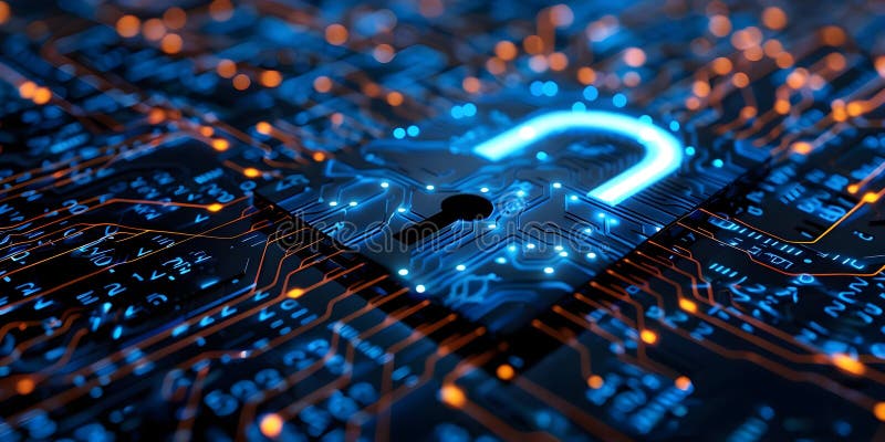 Advanced Security Technology Closeup Of Intricate Data Encryption Coding With Secure Symbols