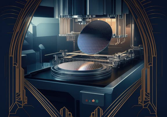 Advanced Semiconductor Manufacturing Process with a Silicon Wafer in ...