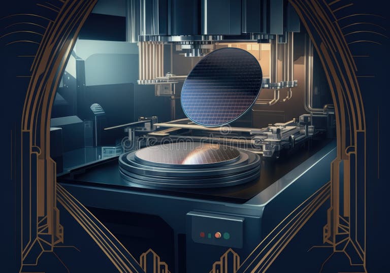 Advanced Semiconductor Manufacturing Process Silicon Wafer Focus Stock ...