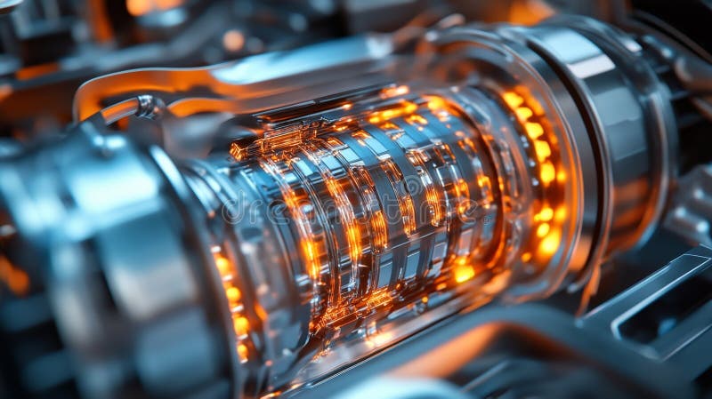 Advanced SiC Transistor Technology in Electric Vehicle Powertrain Stock ...