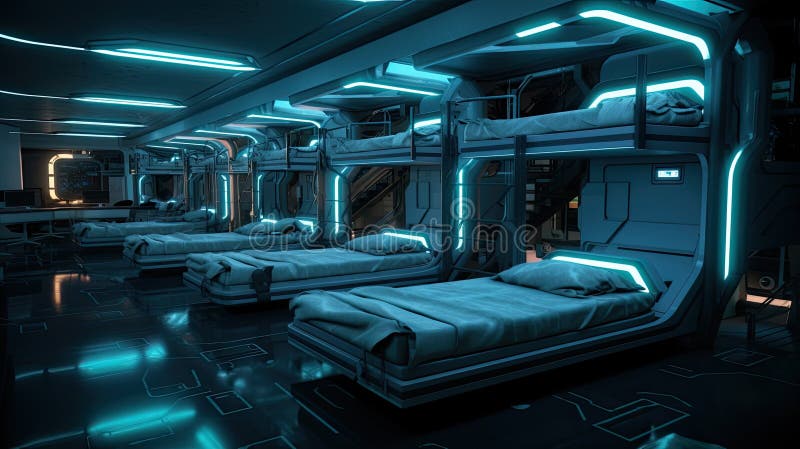 Spacecraft Dormitory Stock Illustrations – 3 Spacecraft Dormitory Stock ...