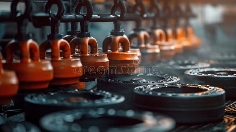 Advanced Smart Gym Machinery Under Construction in Sport Factory ...