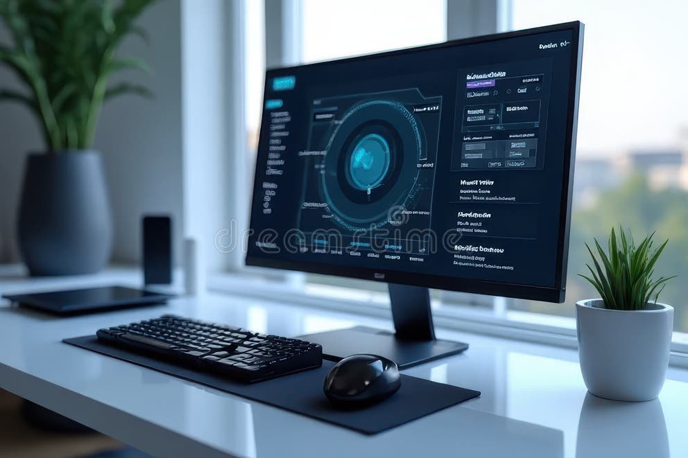 Advanced Smart Home Automation Stock Illustration - Illustration of ...