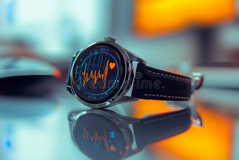 Advanced Smartwatch Provides Real-time Health Data while Reflecting in ...