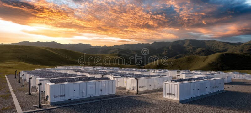 The Advanced Solar Array and Energy Storage Facility Under a Stunning ...