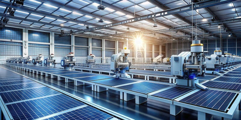 Advanced Solar Panel Manufacturing Facility a Glimpse into the High ...