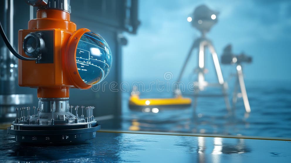 Ocean Depth Sensor Technology Advanced Sonar Underwater Exploration ...