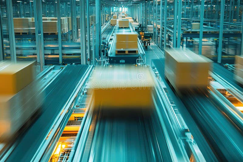 Advanced Sorting Machinery Operates Smoothly, Handling Numerous ...