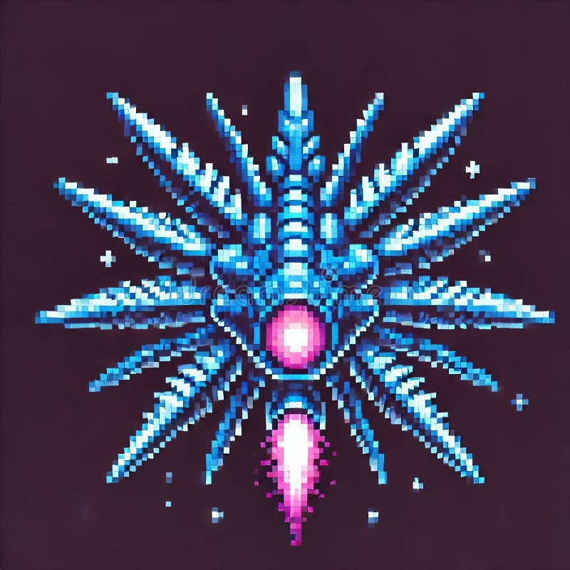 Advanced Spacefighter Design Stock Illustration - Illustration of ...