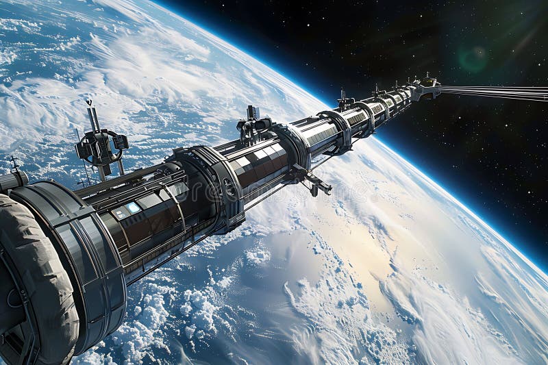 Advanced Spaceship Concept for Deep Space Travel and Discovery Stock ...