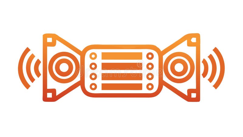 Advanced Speaker System, Surround Sound, Vector Design Generative AI ...