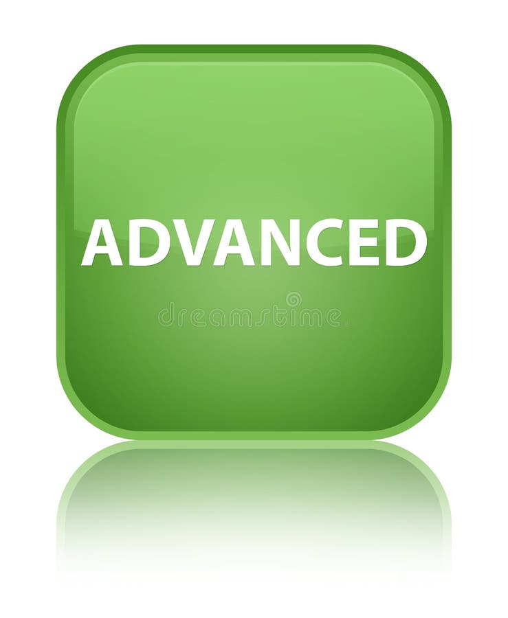Advanced Special Soft Green Square Button Stock Illustration ...