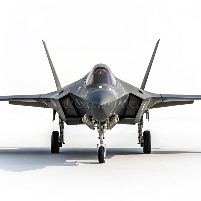 Advanced Stealth Fighter Jet Stock Illustration - Illustration of ...