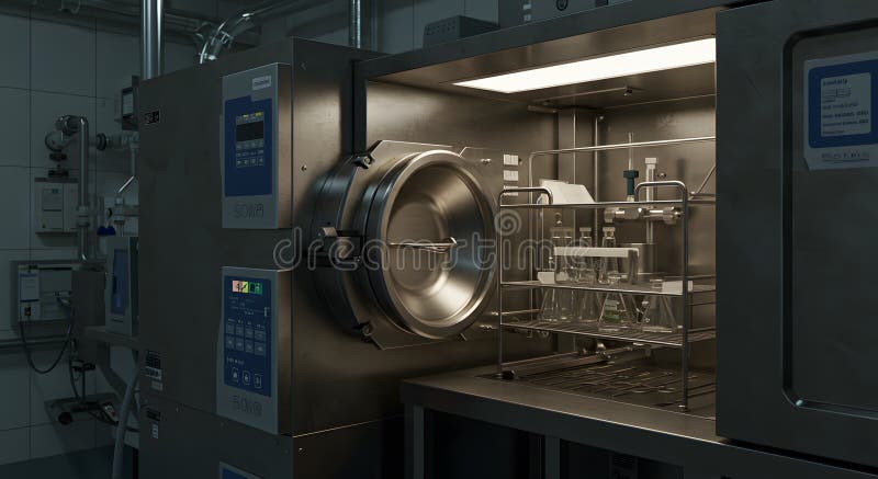 Advanced Sterilization Equipment in a Modern Laboratory Setting: a High-Tech Medical Device for ...