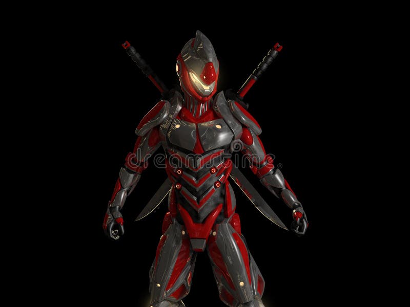 Advanced super soldier stock illustration. Illustration of military ...