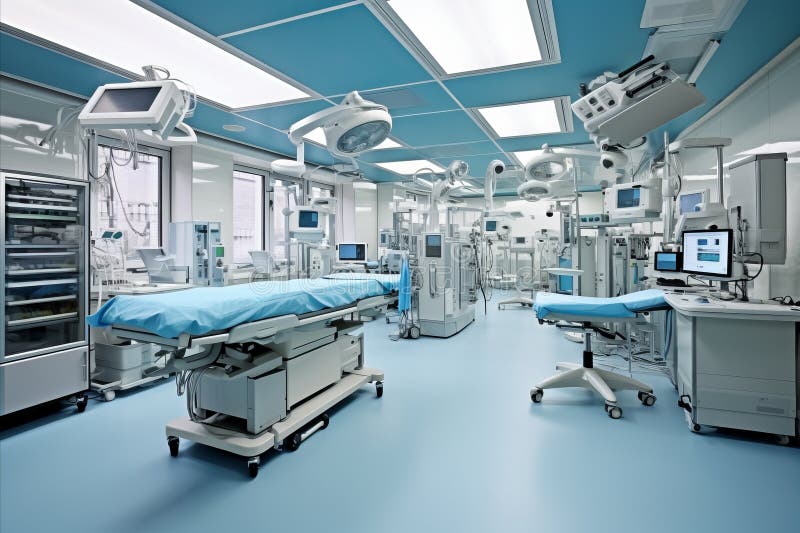 State-of-the-Art Surgical Equipment and High-Tech Medical Devices in a ...