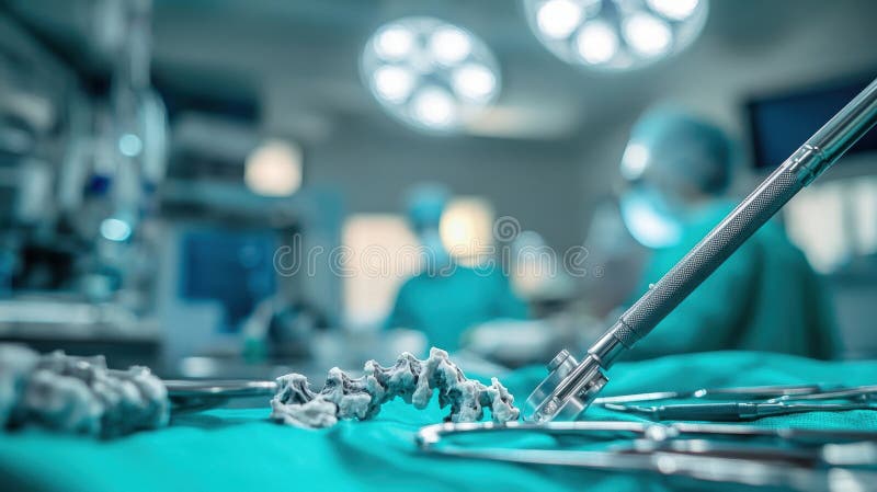 Advanced Surgical Tools in Operating Room Setting Stock Photo - Image ...