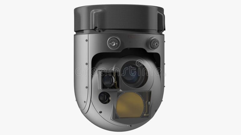 Advanced Surveillance Camera System with Multiple Sensors Stock Photo ...