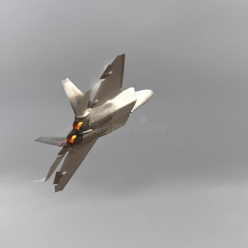 Advanced Tactical Fighter stock image. Image of airplane - 26538117