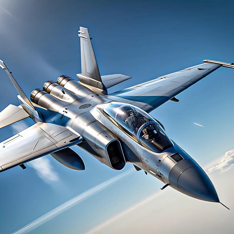 Advanced Tactical Jet stock illustration. Illustration of precision ...