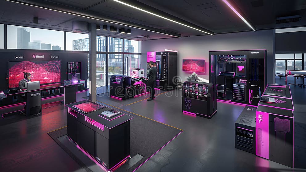 Advanced Tech Lab with Engineers Working on Cutting-edge Gadgets, 3D ...