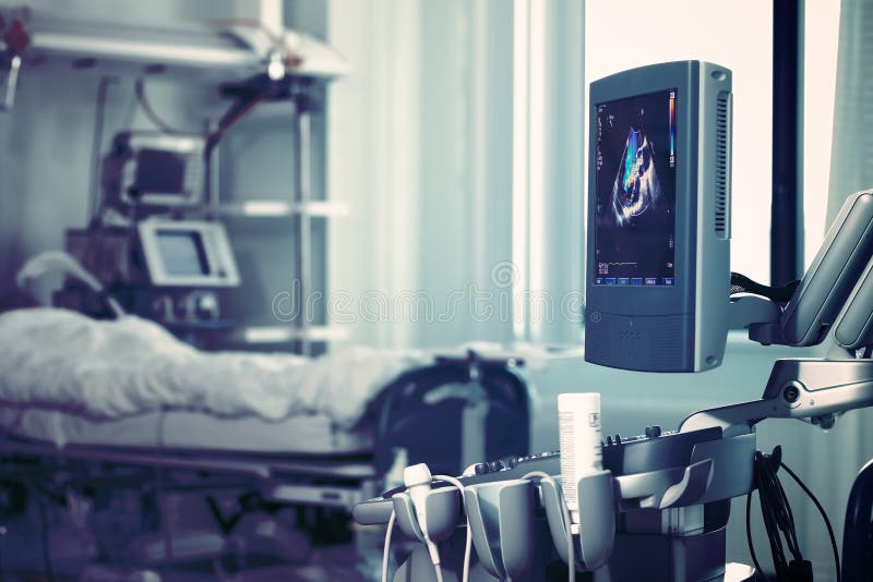 Patient in Critical Condition in the ICU Stock Photo - Image of ...