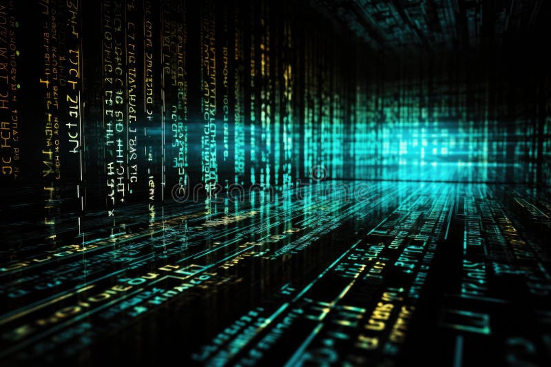 Advanced Technologies. Virtual Motherboard Stock Illustration ...