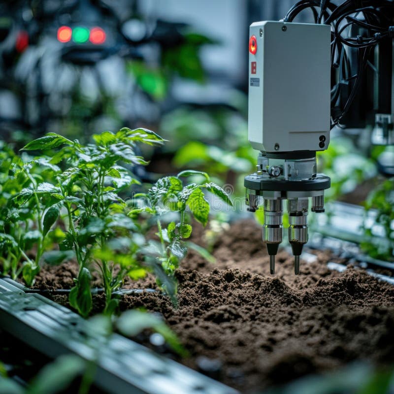 Advanced Technology in Agriculture for Smart Farming Solutions Stock ...