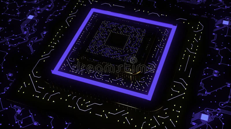 Advanced Technology Concept. Design Stock Photo - Image of blue ...