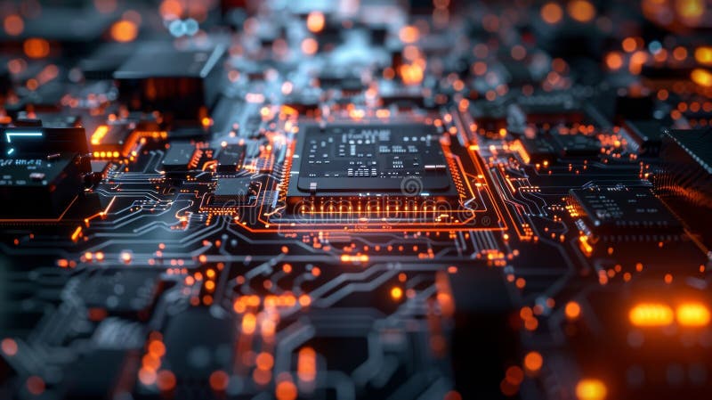 An Advanced Technology Concept Illustrating the Start of the Artificial ...