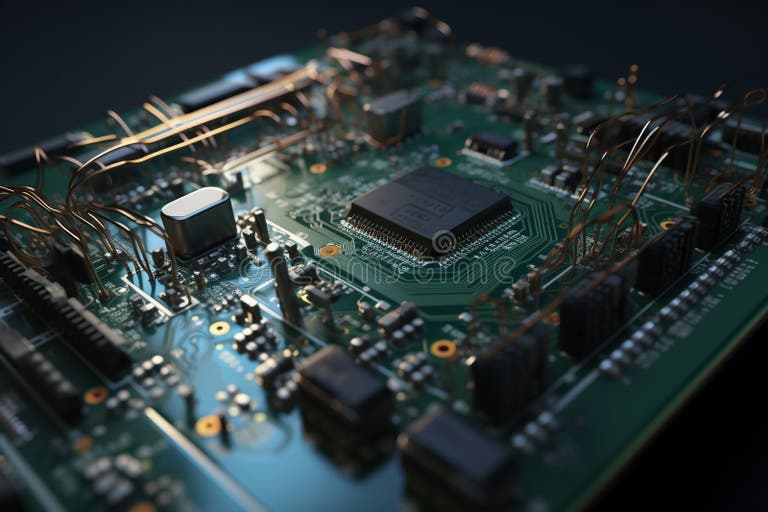 AI Supercomputer Chrome, Insane Level of Detail Throughout Circuitry by ...