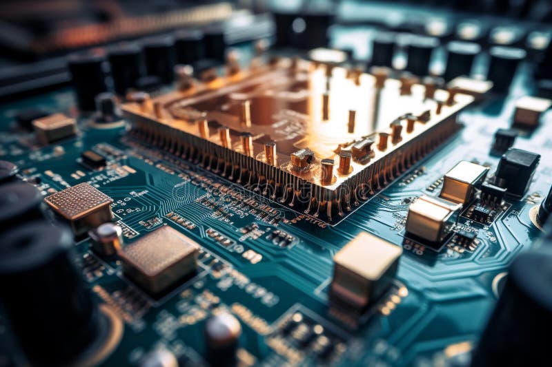 AI Supercomputer Chrome, Insane Level of Detail Throughout Circuitry by ...