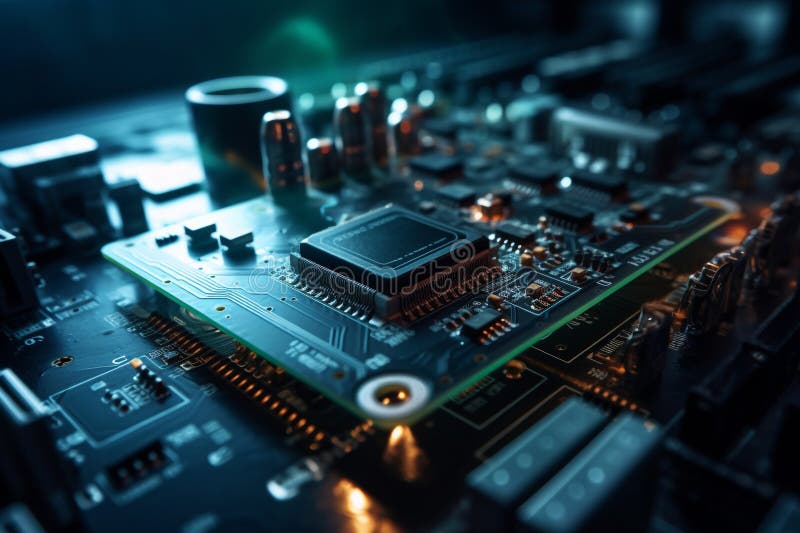 AI Supercomputer Chrome, Insane Level of Detail Throughout Circuitry by ...