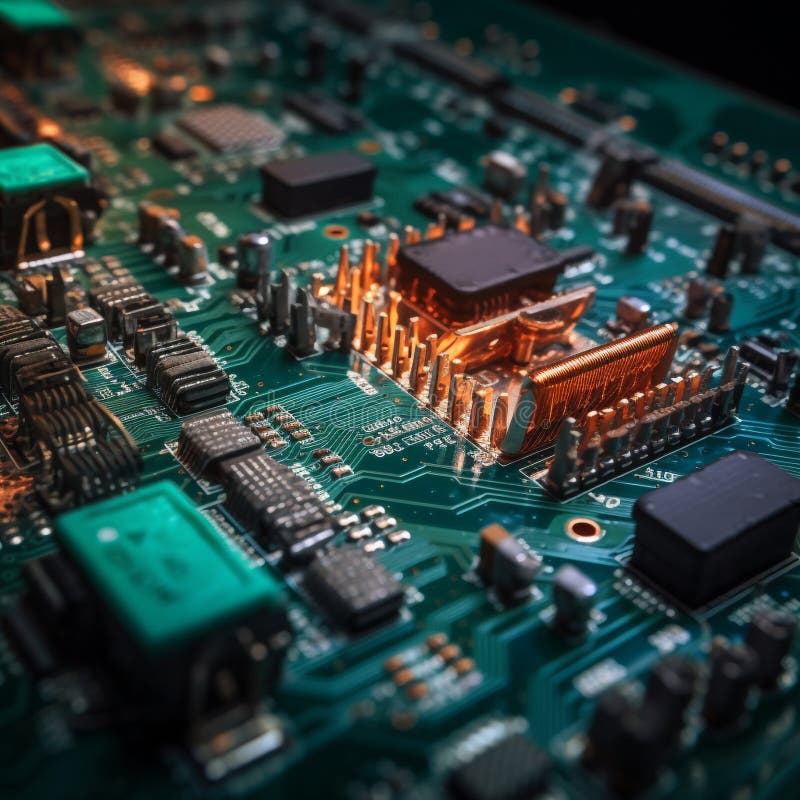 AI Supercomputer Chrome, Insane Level of Detail Throughout Circuitry by ...