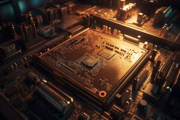 AI Supercomputer Chrome, Insane Level of Detail Throughout Circuitry by ...