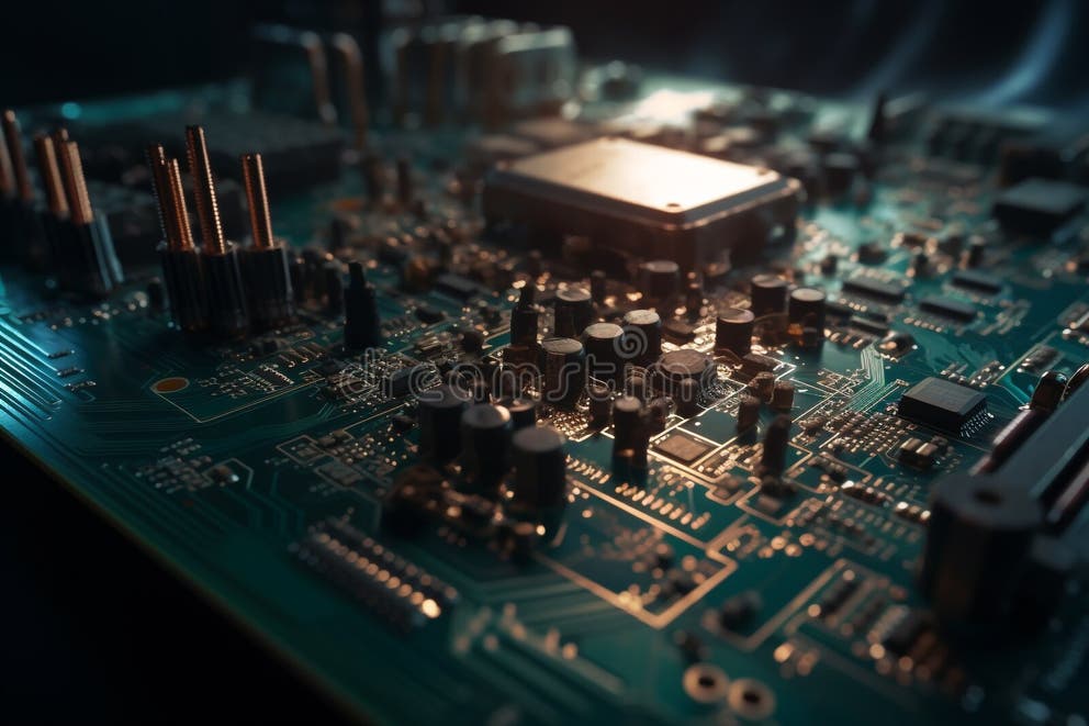 AI Supercomputer Chrome, Insane Level of Detail Throughout Circuitry by ...