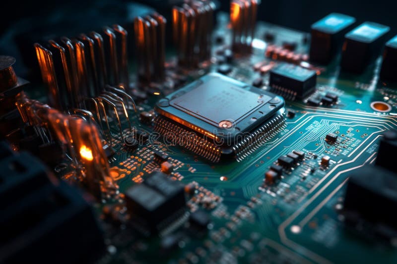 AI Supercomputer Chrome, Insane Level of Detail Throughout Circuitry by ...